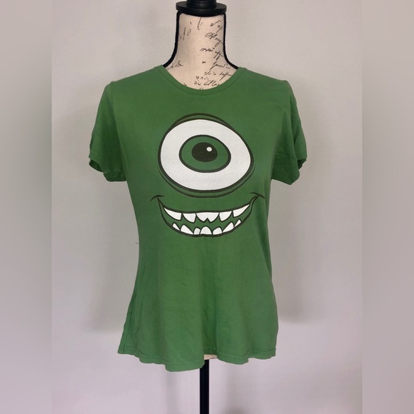 Disney | Tops | Pixar Monsters Inc Mike Wazowski Eyeball Shirt Medium ...